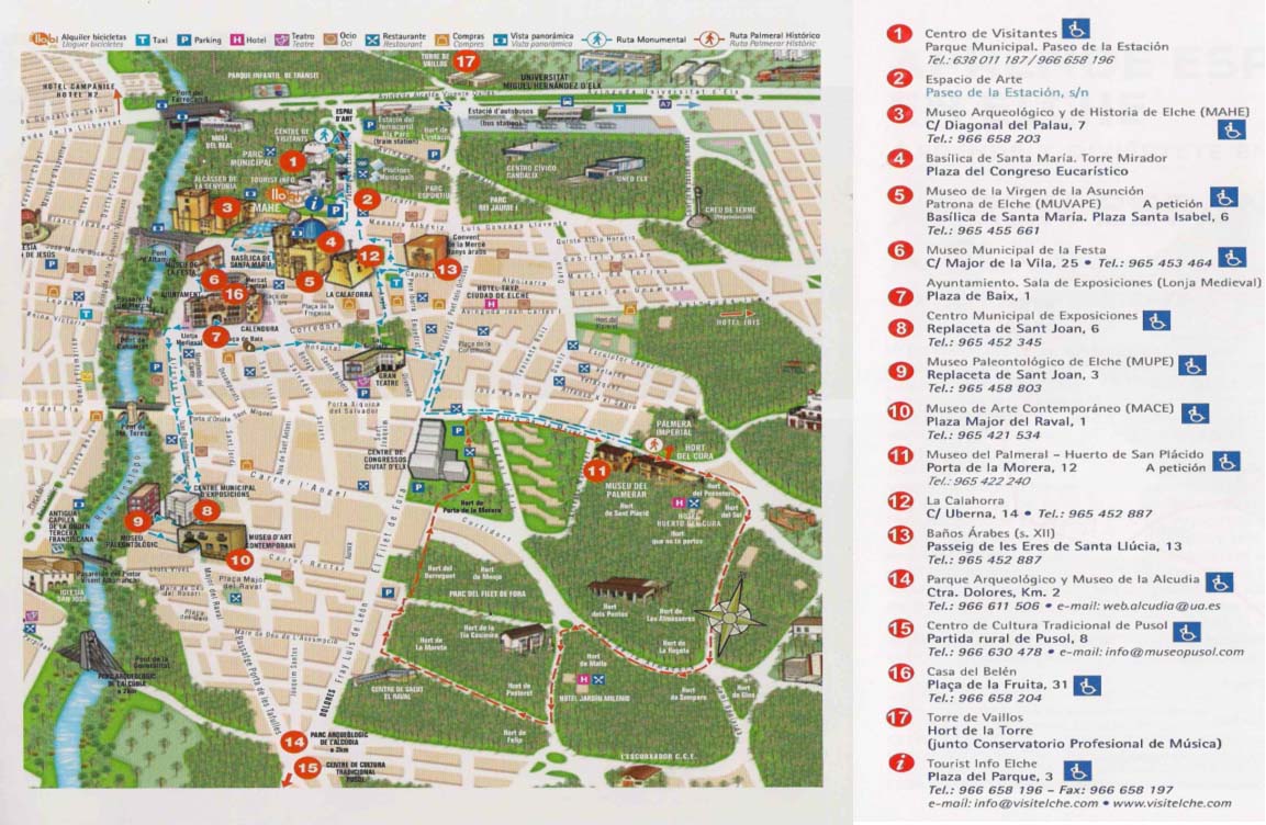 Mapa general – 11º Encuentro de dibujantes urbanos en Elche